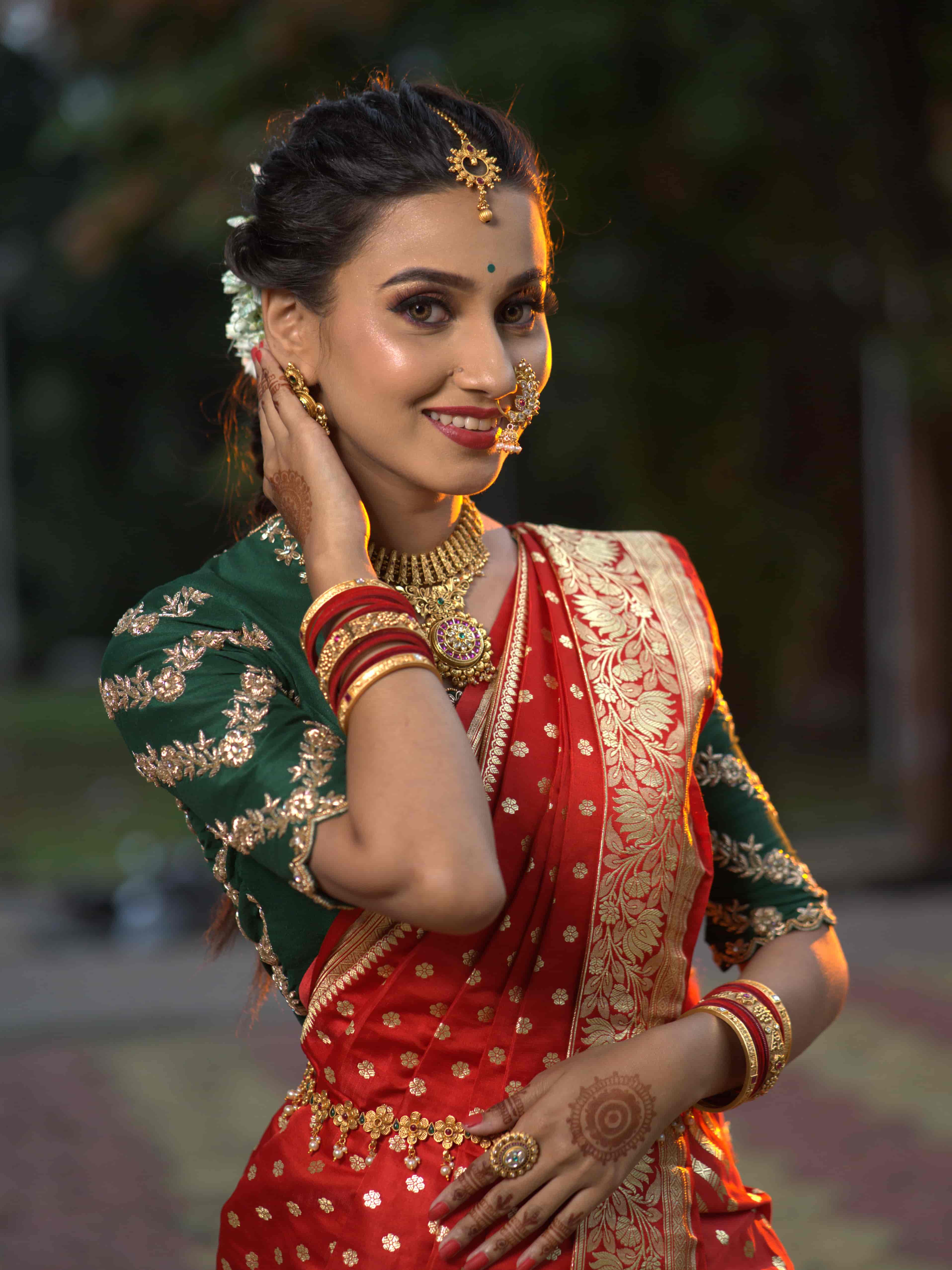 Simple Maharashtrian Bridal Makeup – Reshma Fattepurkar